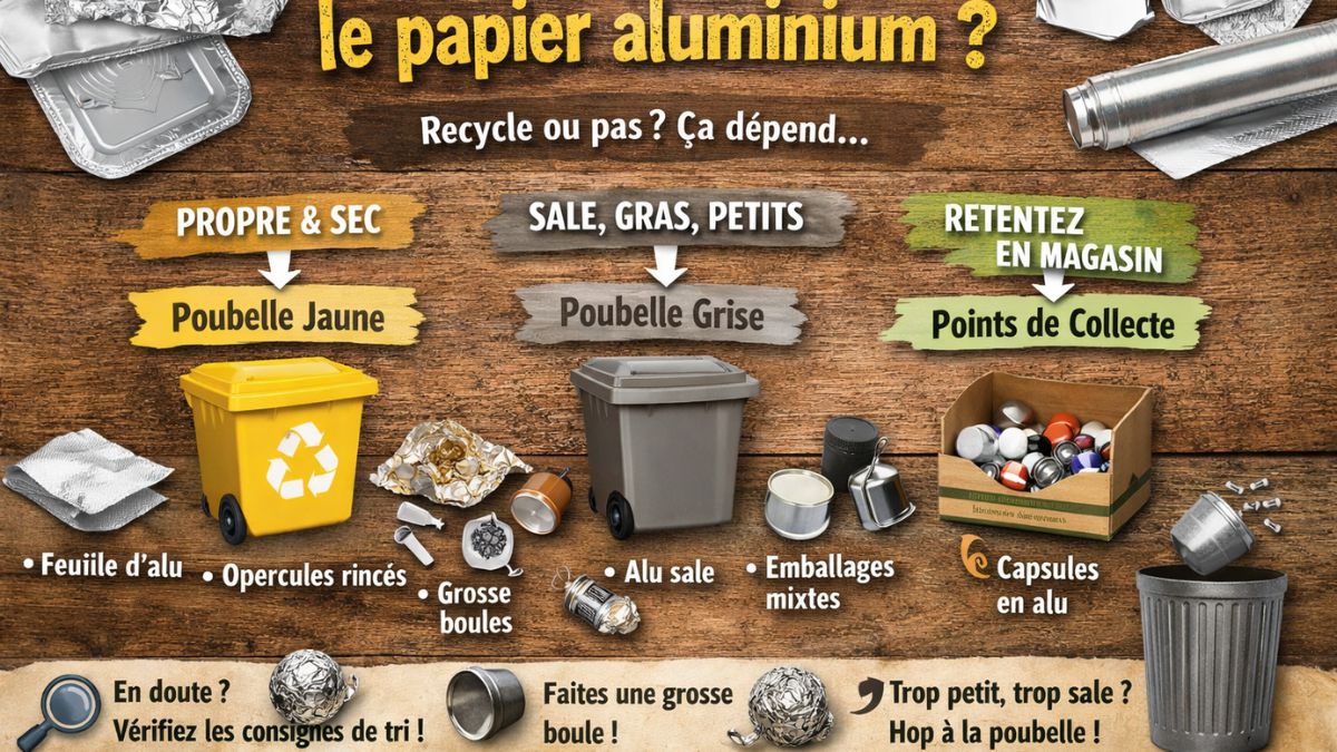 Papier Alu Quelle Poubelle